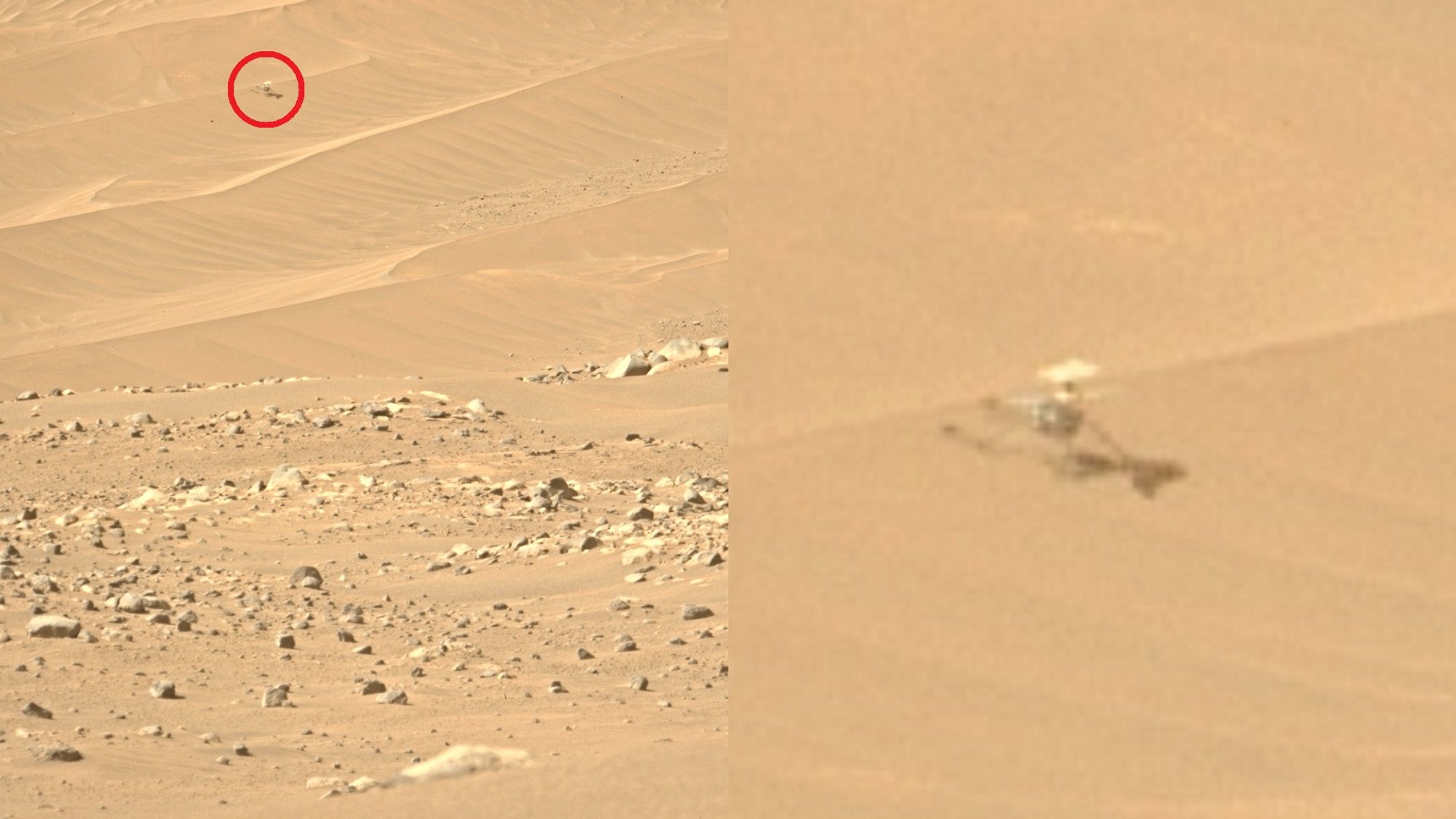 Po nelaimingo įvykio Marse aptiktas NASA sraigtasparnis „Ingenuity ...