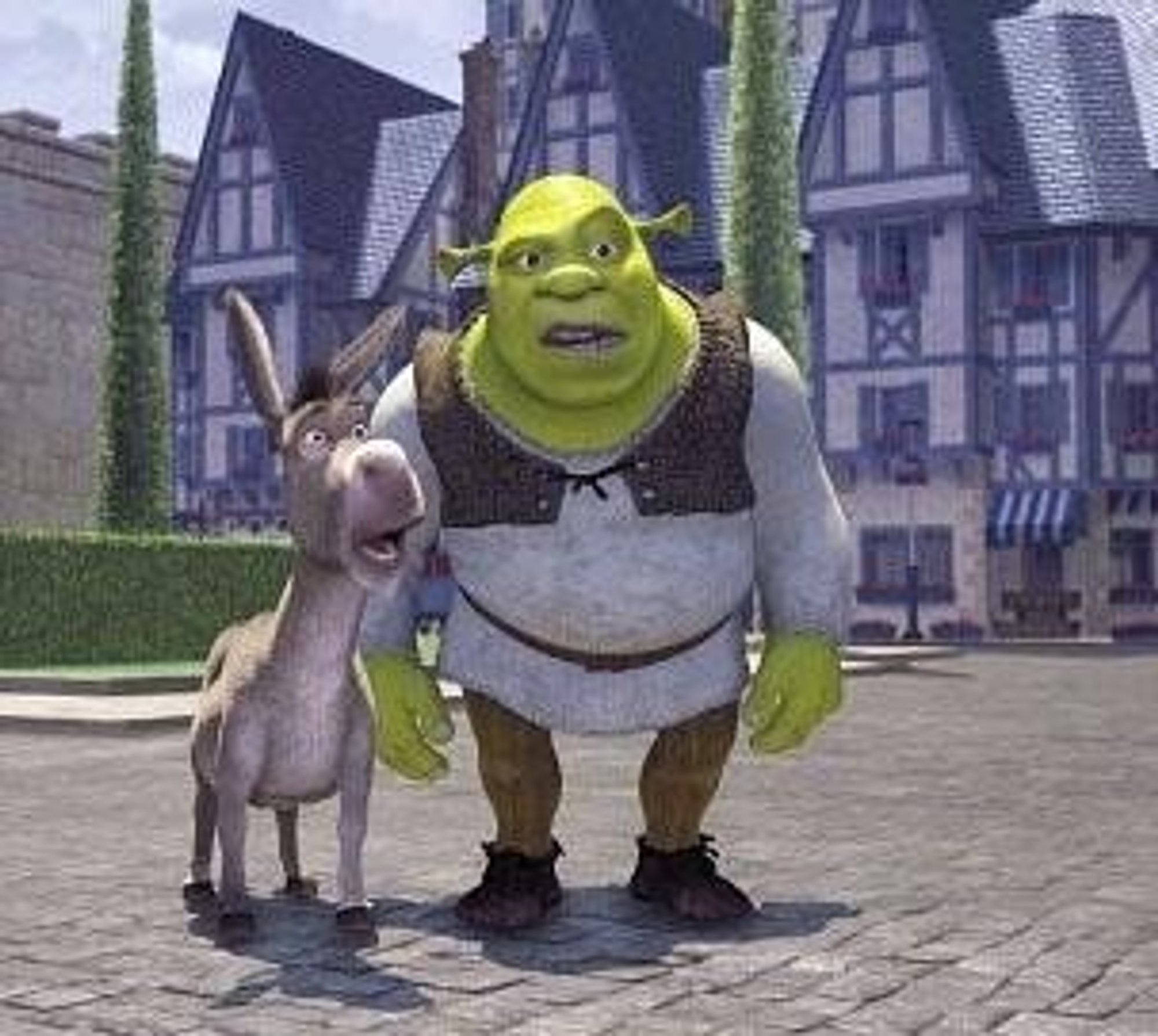 Pasirodė pirmasis kadras iš animacinio filmo „Šrekas 4“ - Delfi veidai