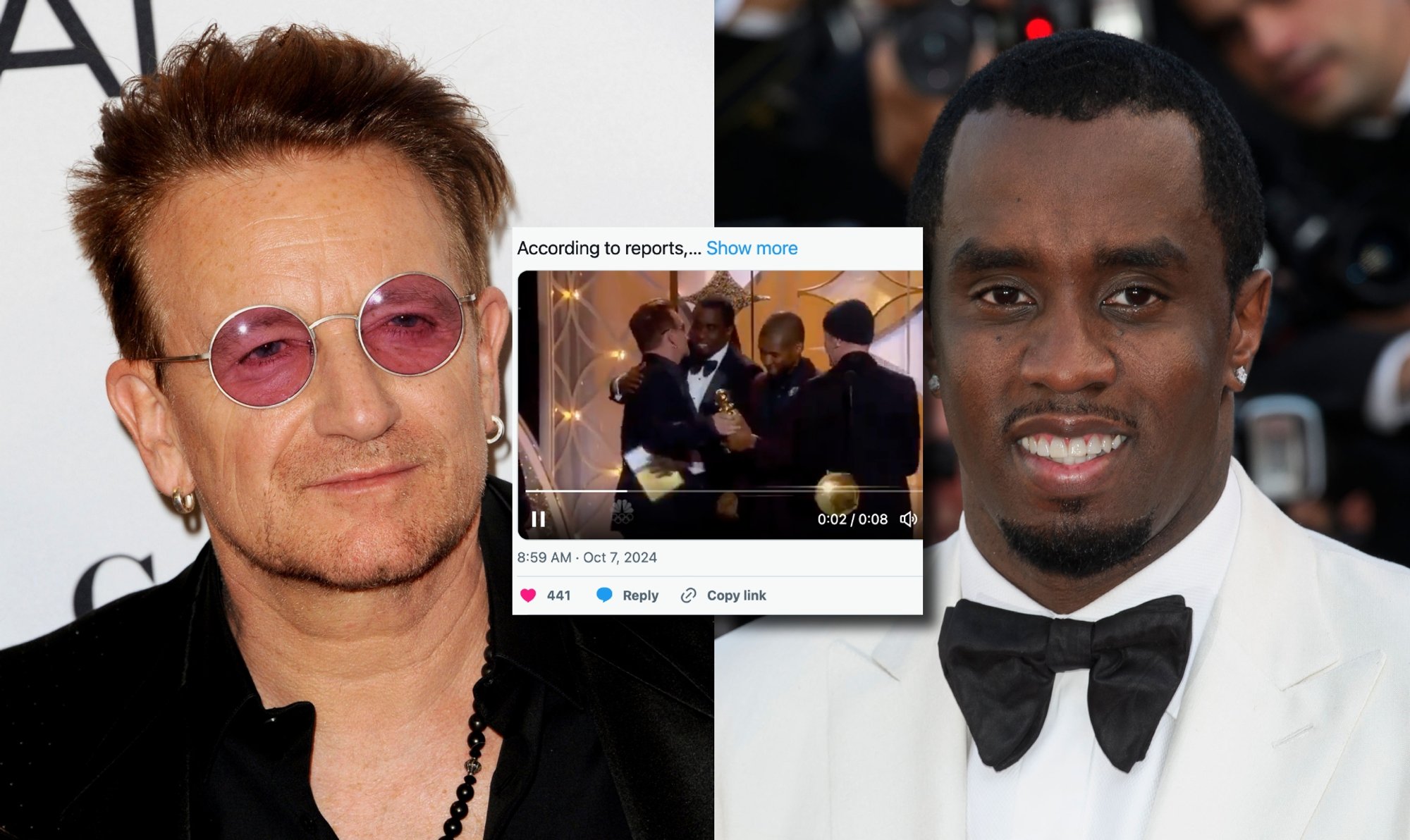 Į viešumą iškilo nejaukus video, kaip Bono demonstratyviai išsisuka nuo ...