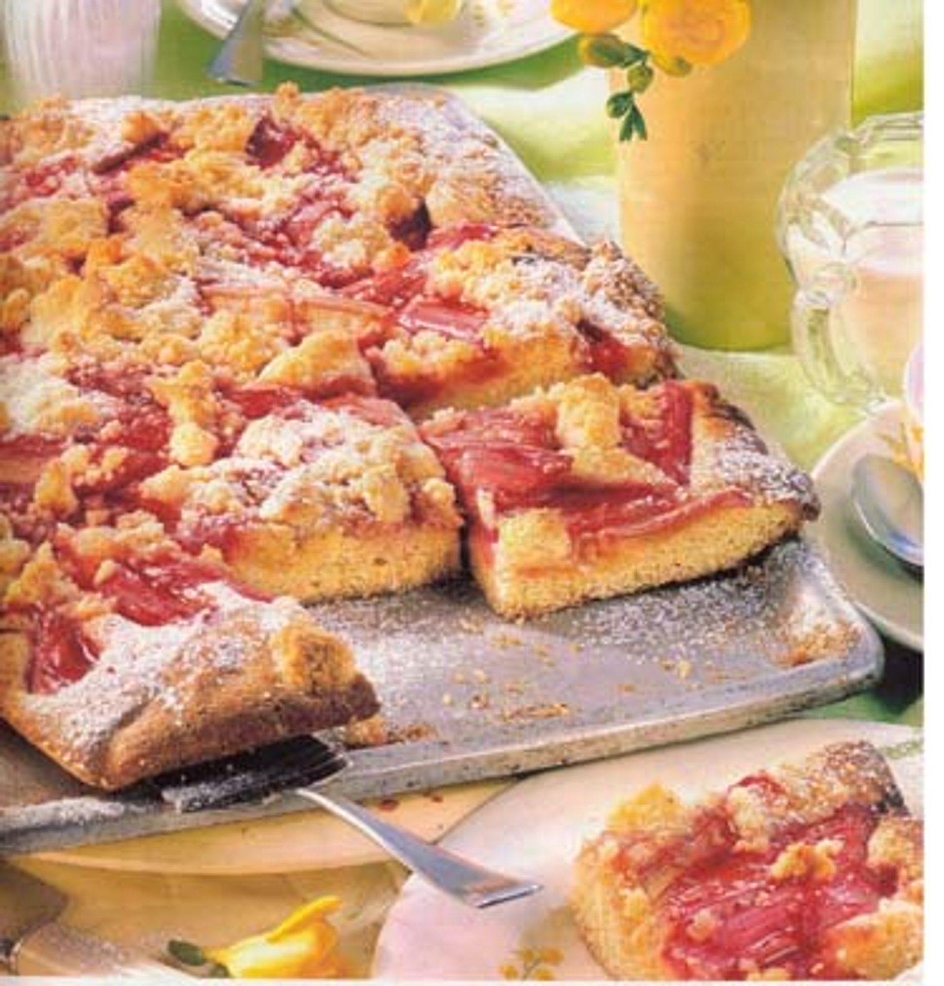 Trapus rabarbarų pyragas - Delfi gyvenimas