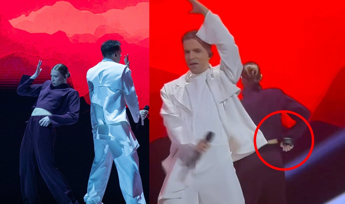 Gebrasy pasirodyme „Eurovizijoje“ – nesklandumai: šokėja buvo priversta ...