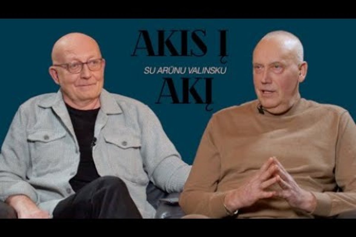 Akis į akį su Arūnu Valinsku. Svečiuose – Rimas Kurtinaitis - Delfi TV