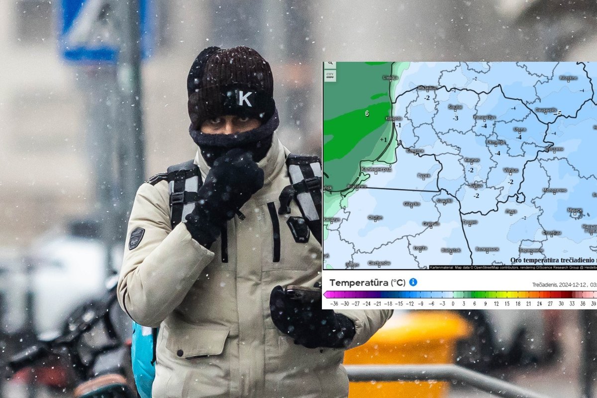 Sinoptikai: artinasi audringas ciklonas, orai patiks tik „ekstremalams“ - Delfi