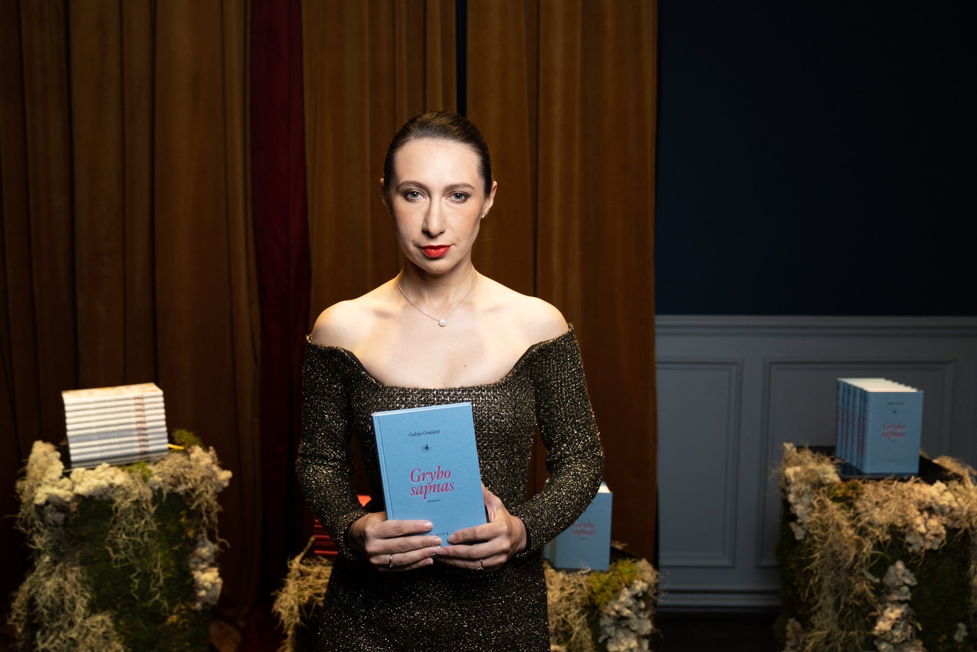 Gabijos Grušaitės knygos „Grybo sapnas“ sutiktuvėse – ne tik būsimi ...