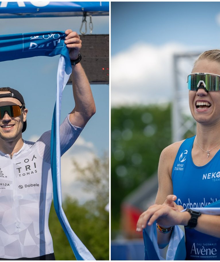 70.3 triatlono čempionate – Jablonskio ir Garbauskaitės triumfas ...