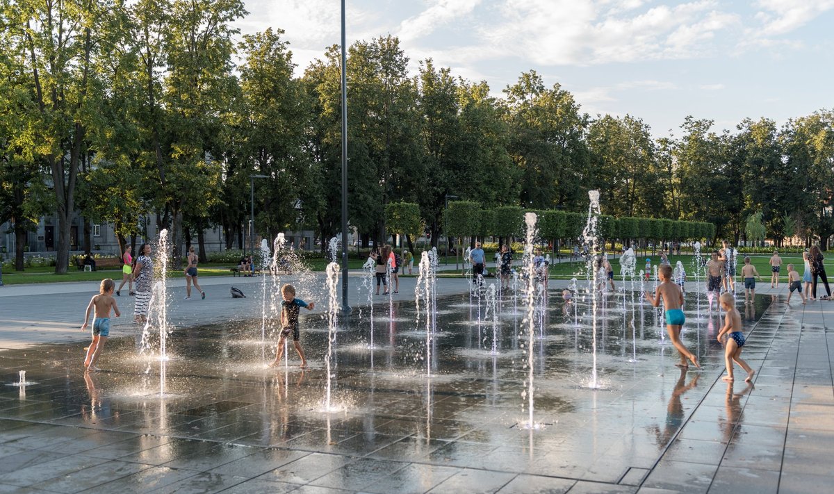 В Вильнюсе не работает один из самых популярных фонтанов - Delfi RU