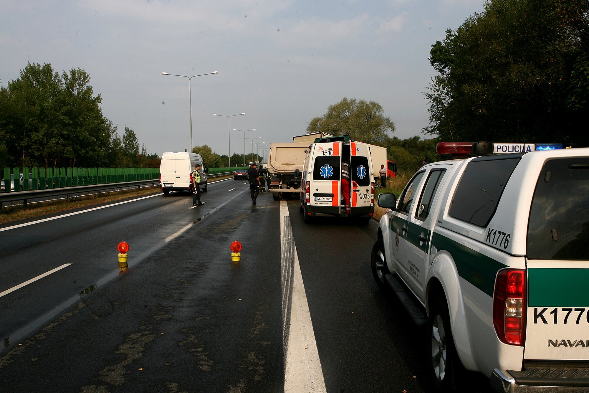 Šalia Kauno – didelė avarija: susidarė milžiniškos spūstys - Delfi