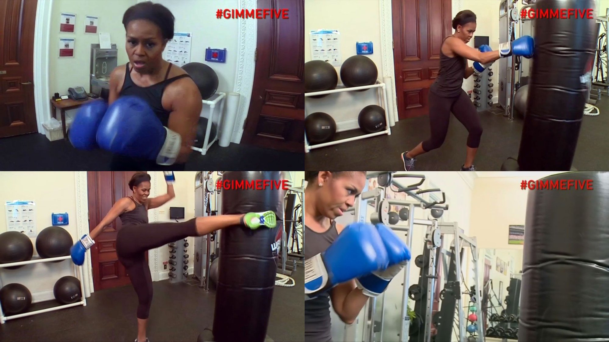 M. Obama priėmė #GimmeFive „FLOTUS-style“ iššūkį - Delfi TV