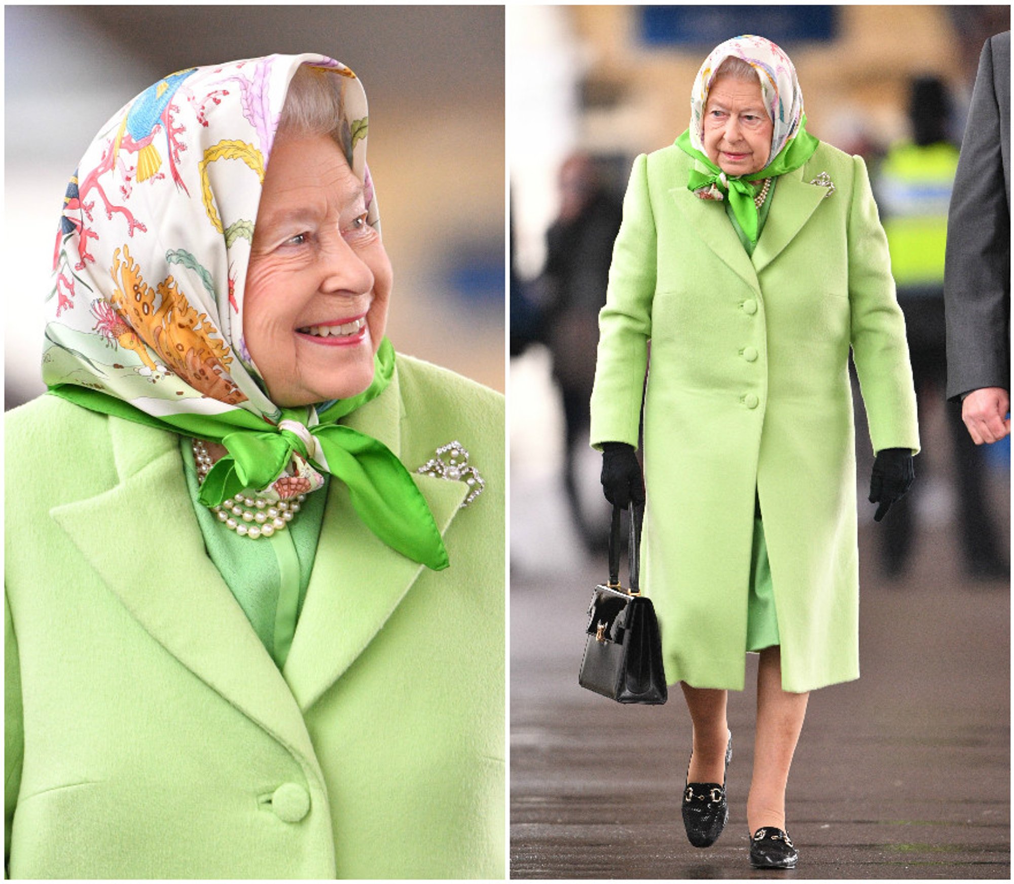 90-ies karalienė Elizabeth II dar kartą nustebino žaismingu stiliumi ...