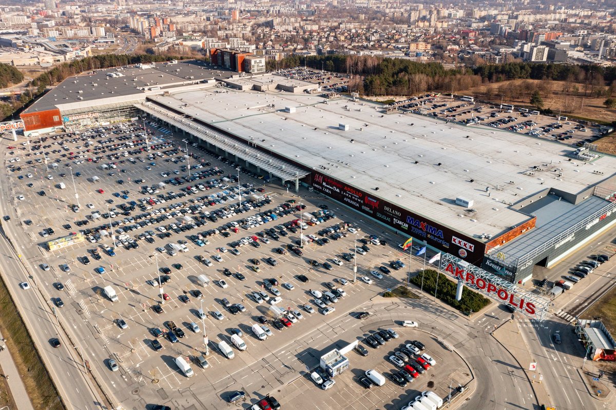 Akropolis shopping centres had 21.1mn visitors in H1 2024 - Delfi EN