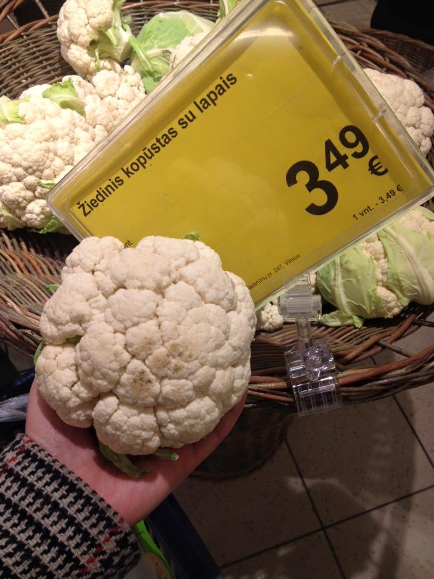 Palygino, kiek kainuoja kalafioras praėjus metams po „kalafiorų ...