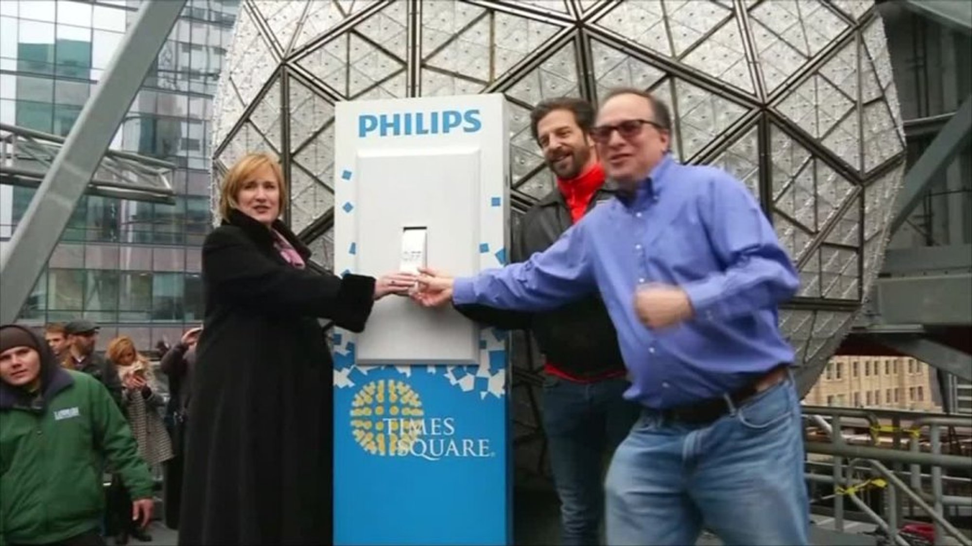 Paskutinis rutulio išbandymas prieš Naujųjų metų sutikimą Taimso ...