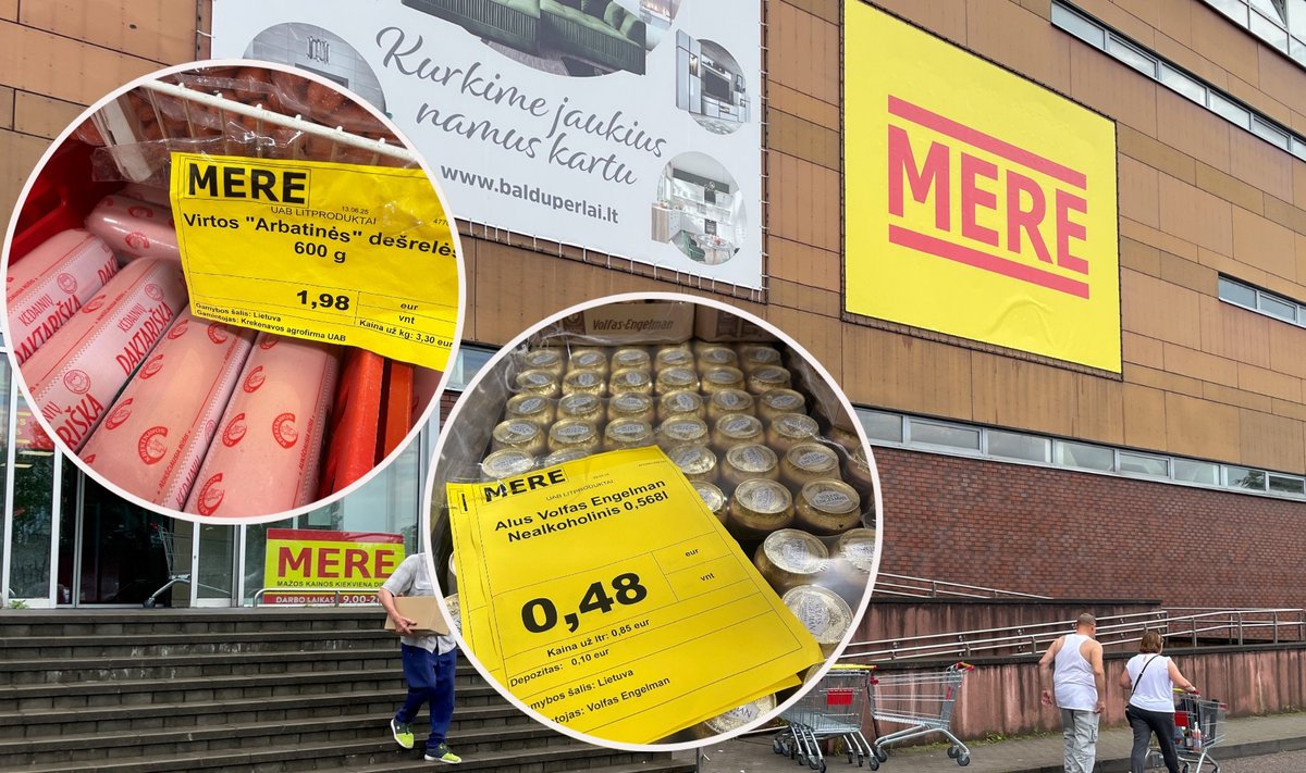 Встал вопрос литовских товаров в магазинах Mere: почему нет контроля? - Delfi RU