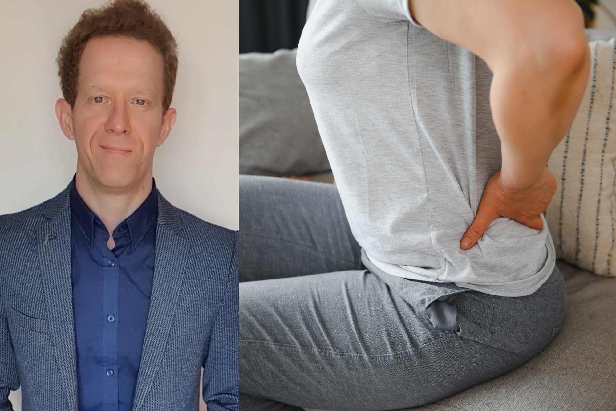 Kineziterapeutas parodė pratimus, kurie padės įveikti nugaros skausmus ...