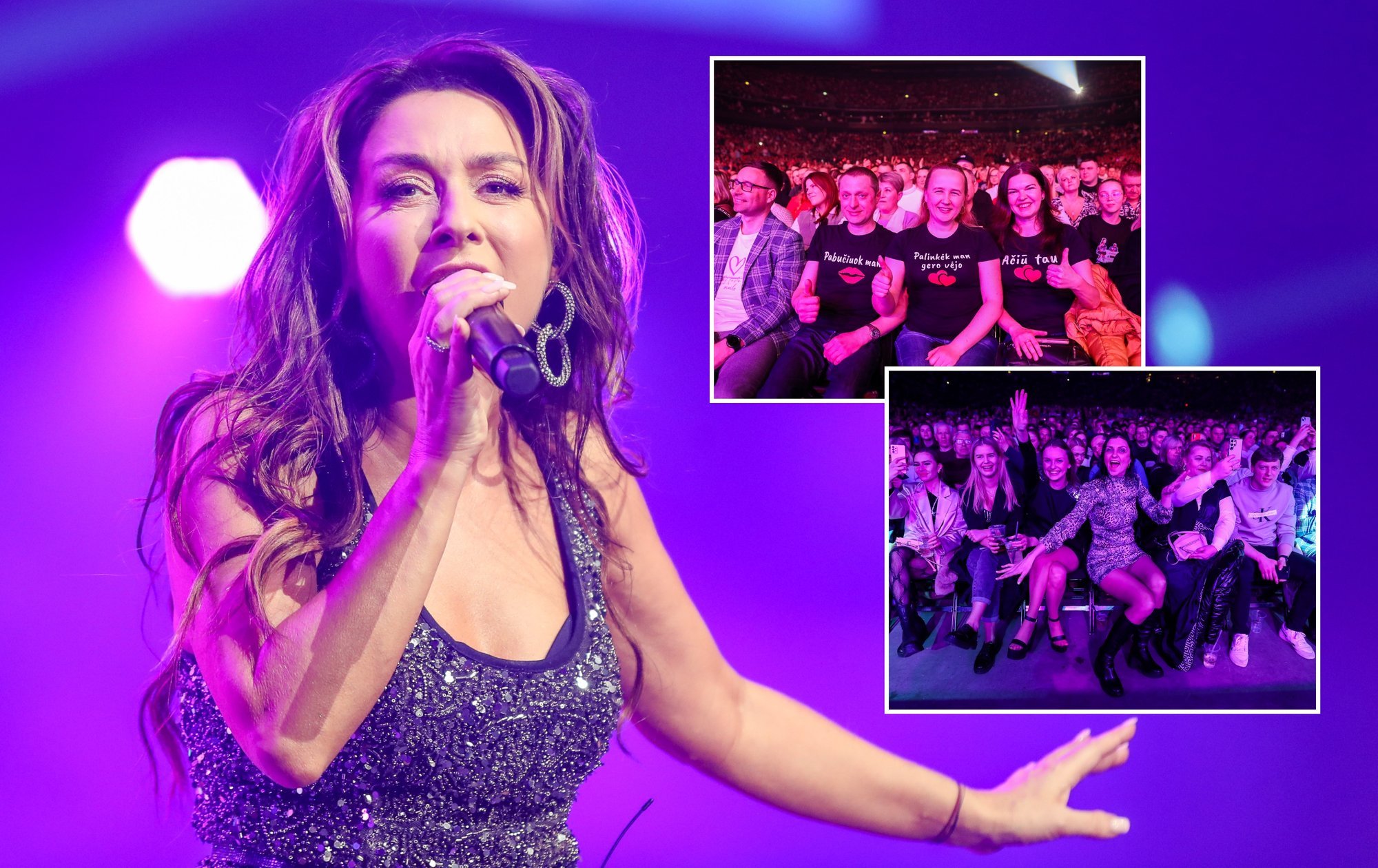 Emocijos po „Dinamikos“ koncerto: vieni skaičiavo Jurgelevičiūtės sukneles, kiti nerimavo dėl ...