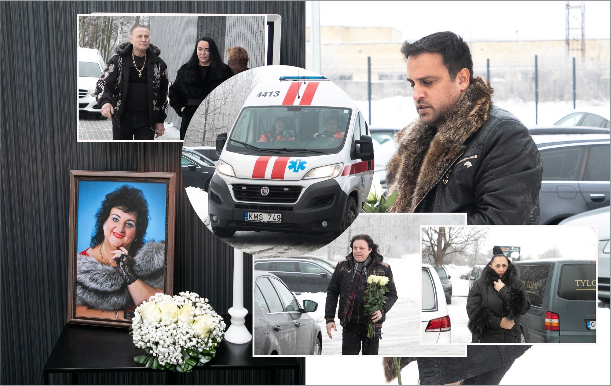 Žmonės paskutinį kartą atsisveikino su Vitalija Katunskyte: prie karsto ...