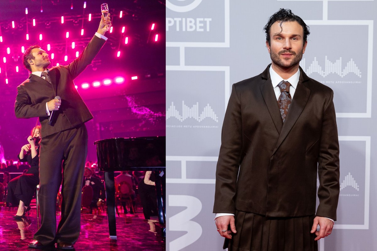 Vaidas Baumila ant M.A.M.A. raudonojo kilimo prakalbo apie vaikus ...