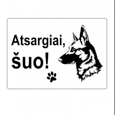 „Piktas šuo“: dėl šio ženklo internete kilo diskusija - Delfi būstas