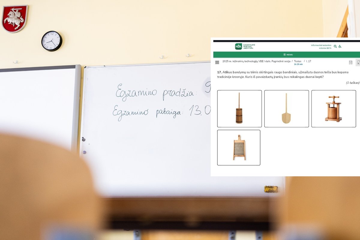 Internautai socialiniuose tinkluose leipsta juokais dėl naujo egzamino ...