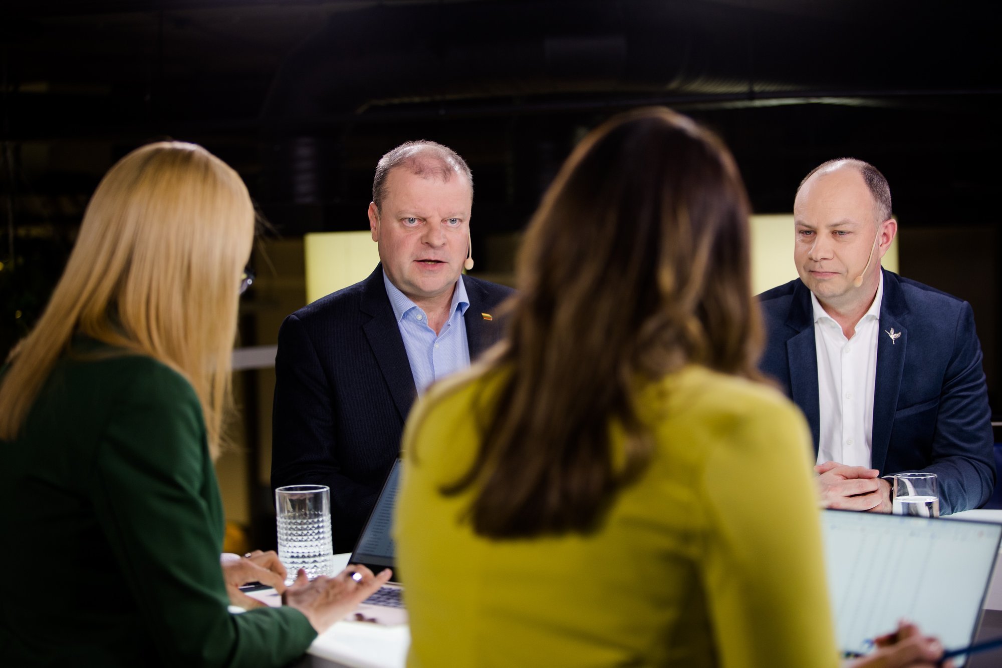 Skvernelis ir Veryga susitiko tiesioginiame eteryje: nesame kanibalai ...