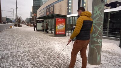 Neregys Andžejus apie problemas naudojantis internetu - (Ne)matomi