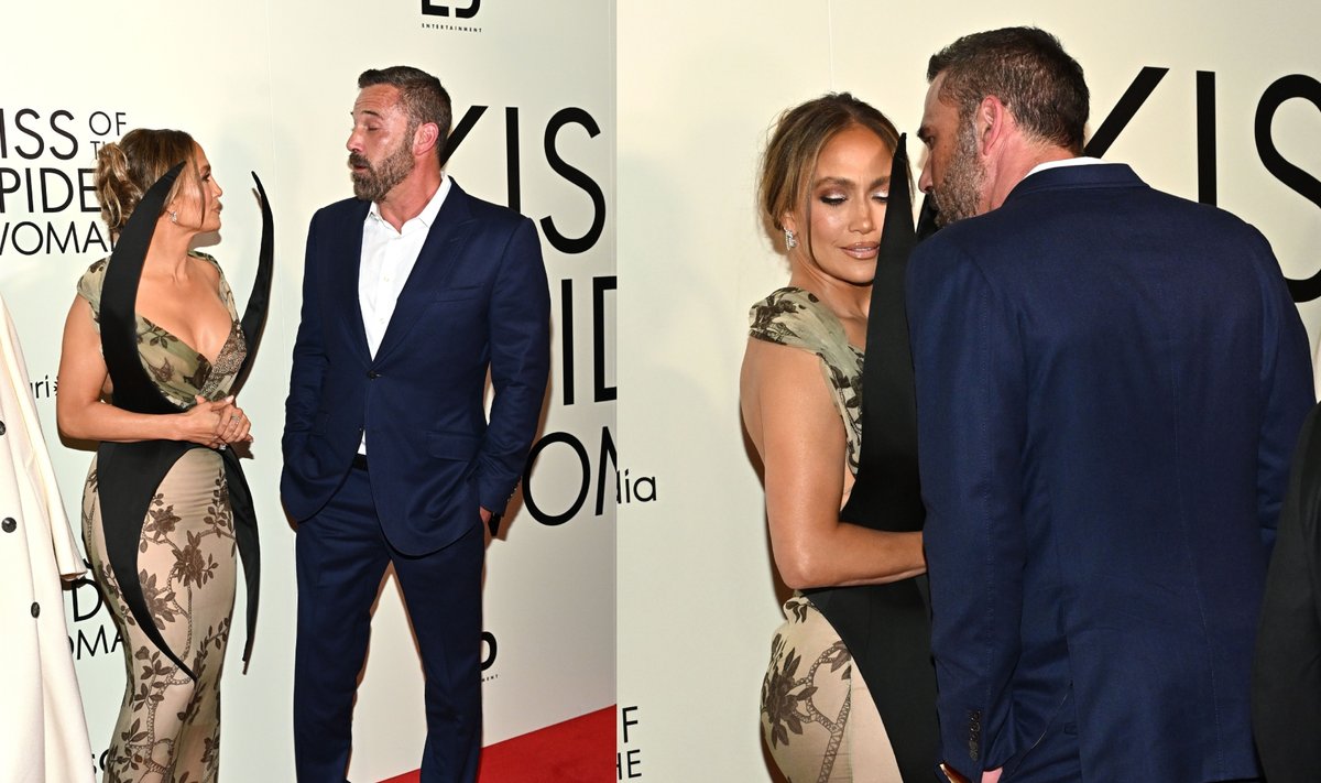Audringai išsiskyrę Jennifer Lopez ir Benas Affleckas pasirodė kartu: užfiksavo nejaukią ...