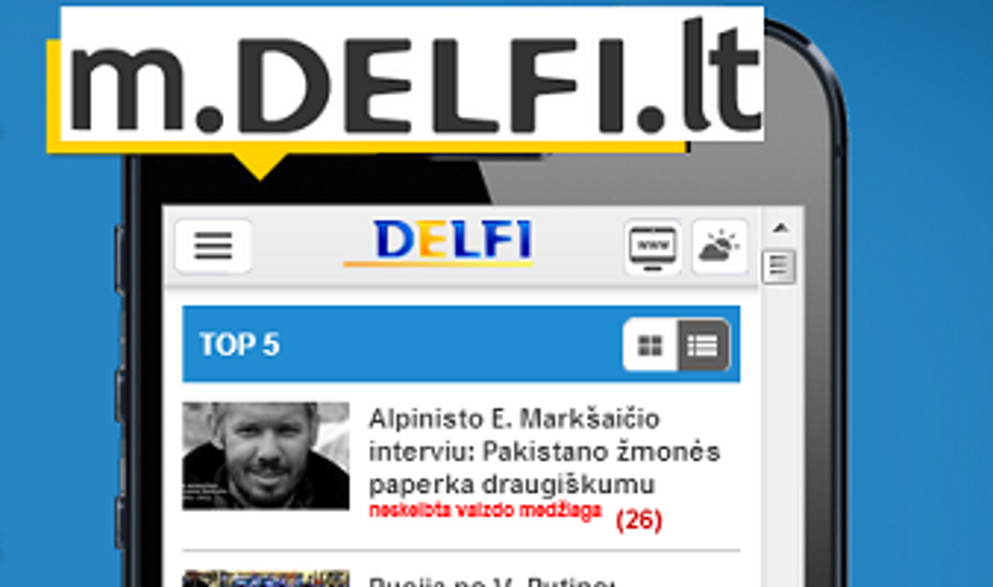 m.DELFI.lt – Nr. 1 mobilioji svetainė Lietuvoje - Delfi užsakomasis turinys