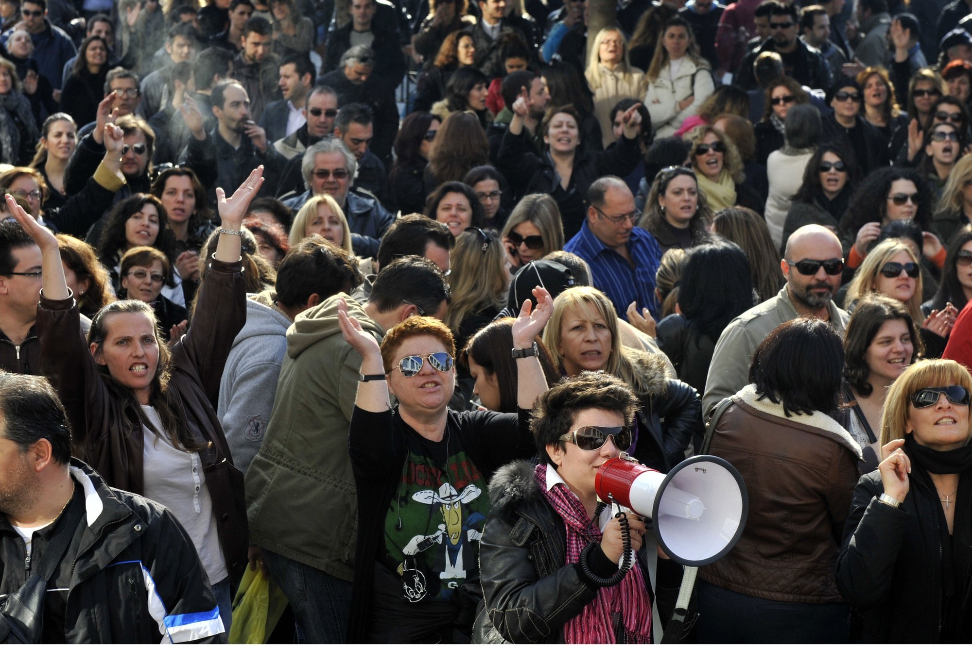 Graikai protestuoja prieš taupymo priemones - Delfi verslas