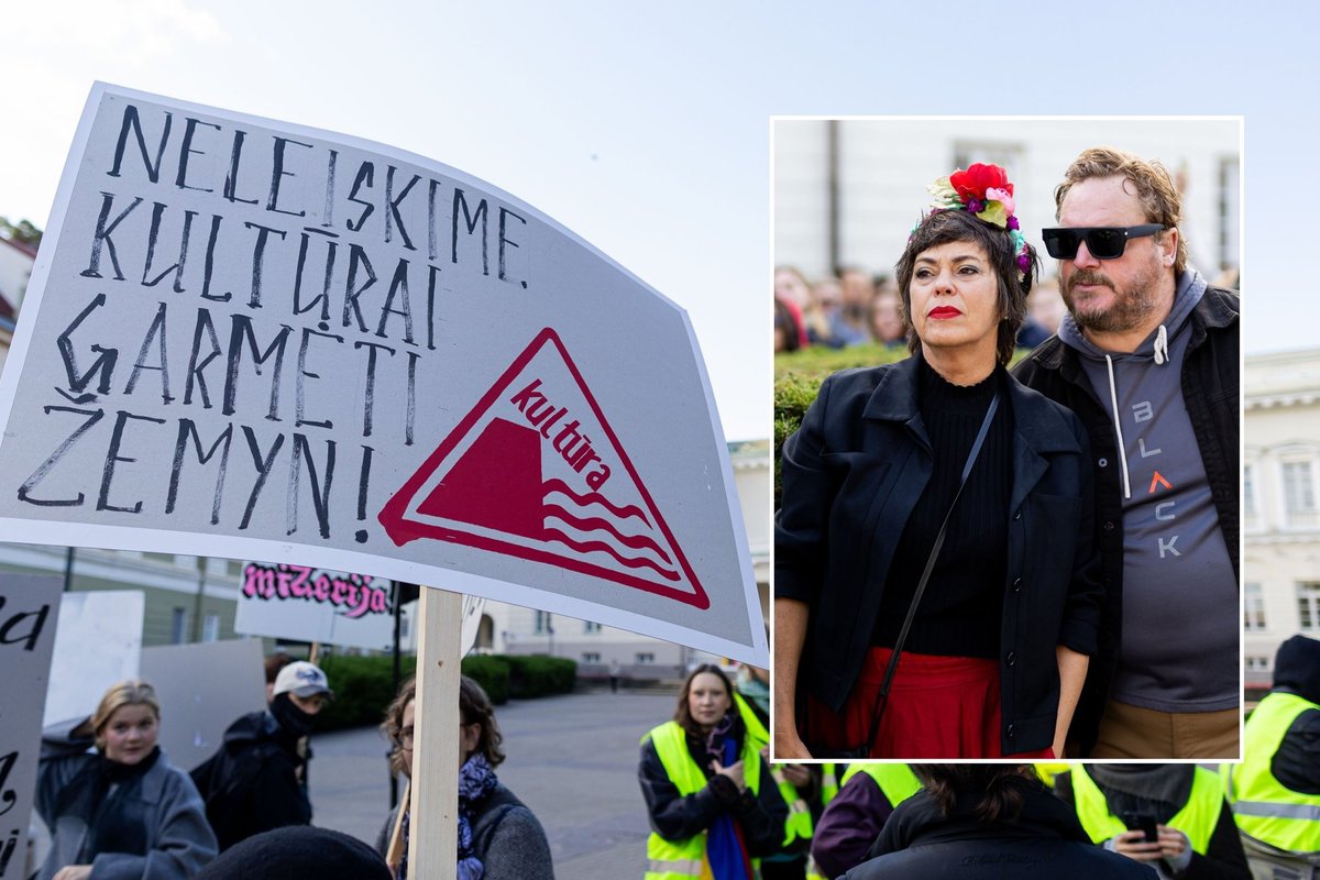 Proteste – ir Nomedos Marčėnaitės nuostaba: jie labai norėjo mus ...