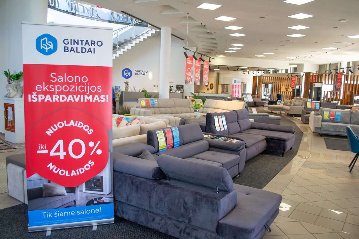 „Gintaro baldai“ sostinėje koncentruojasi į Savanorių pr. esančio ...