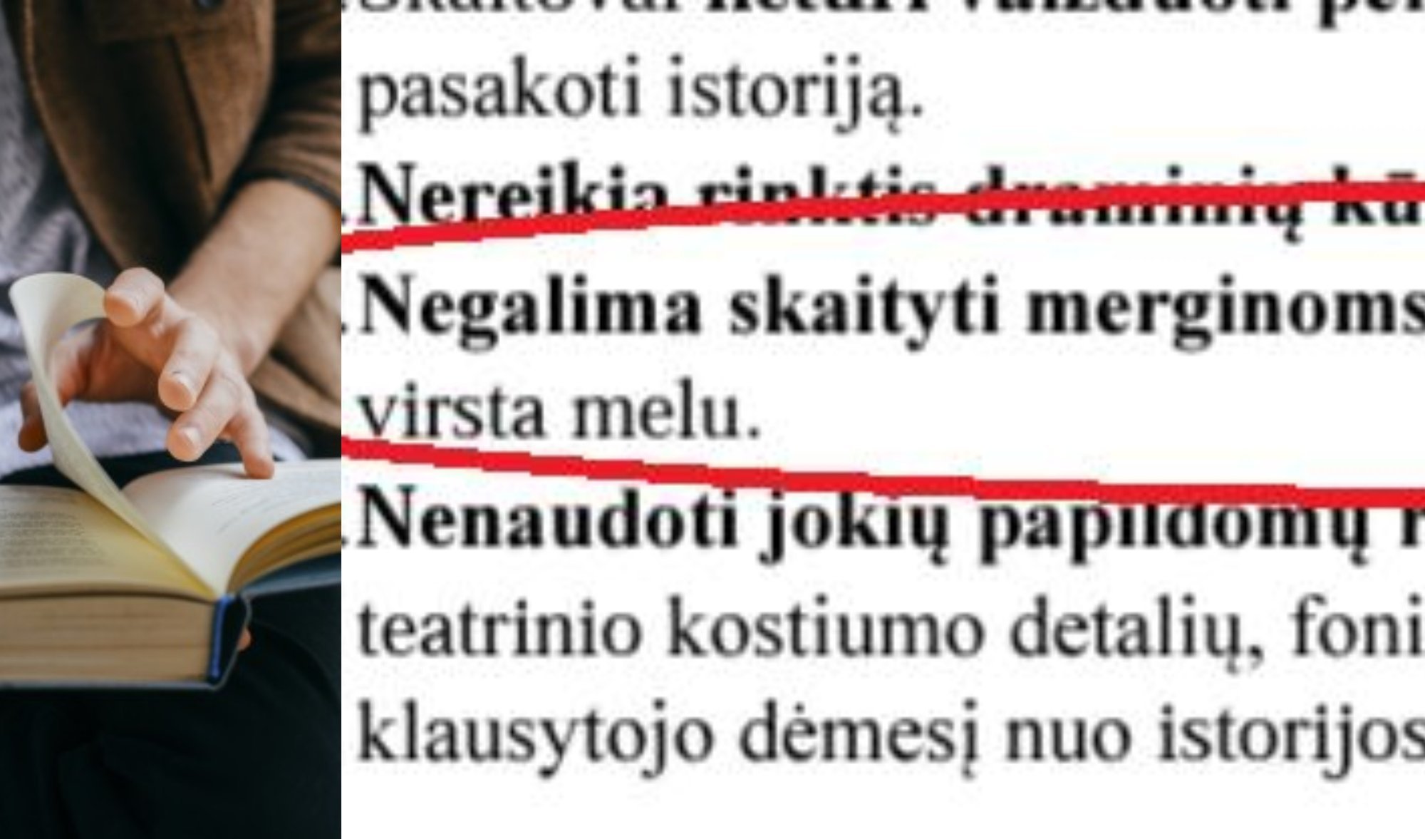 Mokinių meninio skaitymo konkurso sąlygos sukėlė pasipiktinimą ...