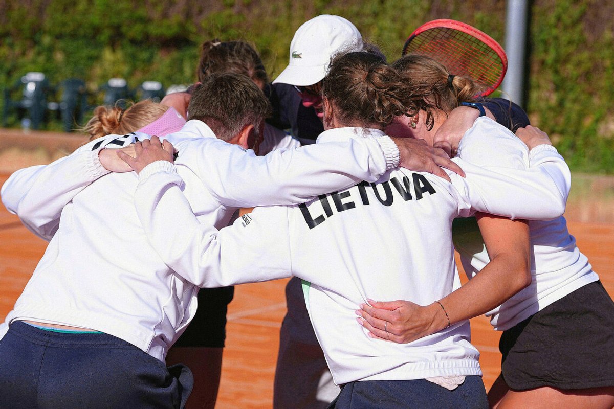 Istorinis žygis: Lietuvos tenisininkės eliminavo Vokietiją - Delfi sportas