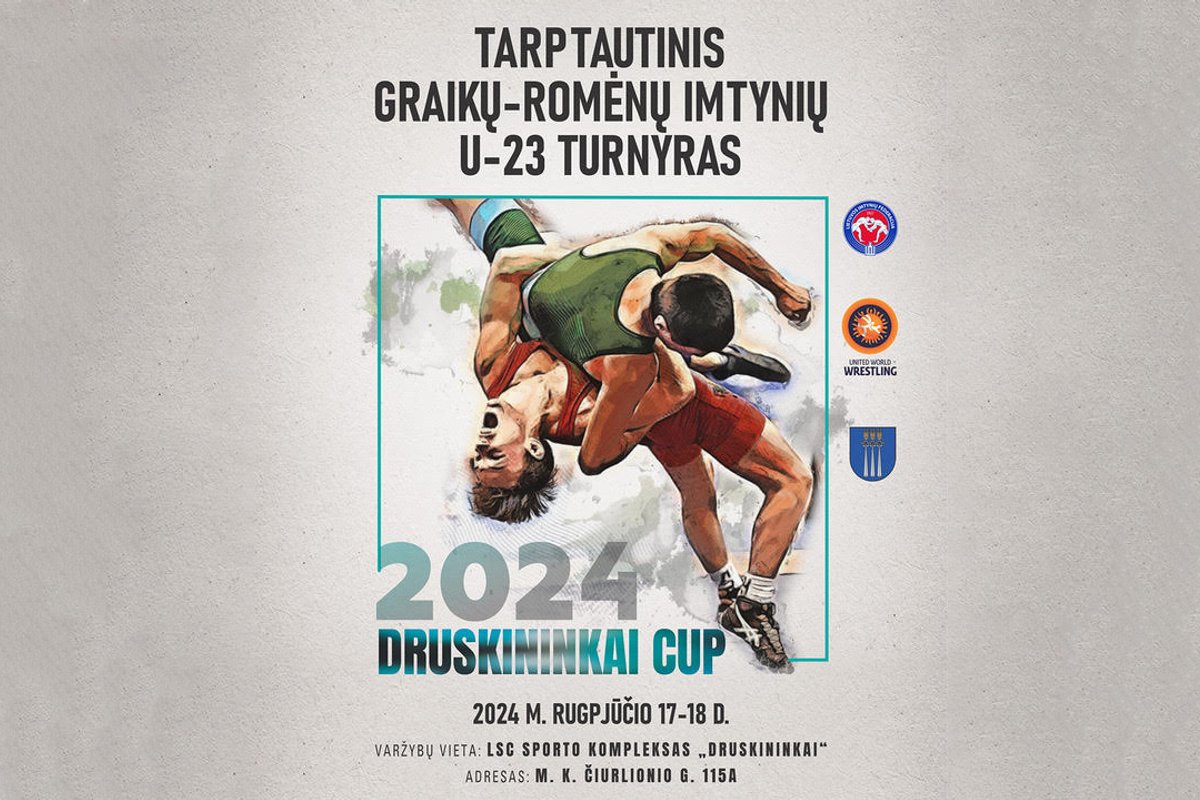 Tarptautinis graikų-romėnų imtynių U-23 turnyras „Druskininkai Cup 2024 ...
