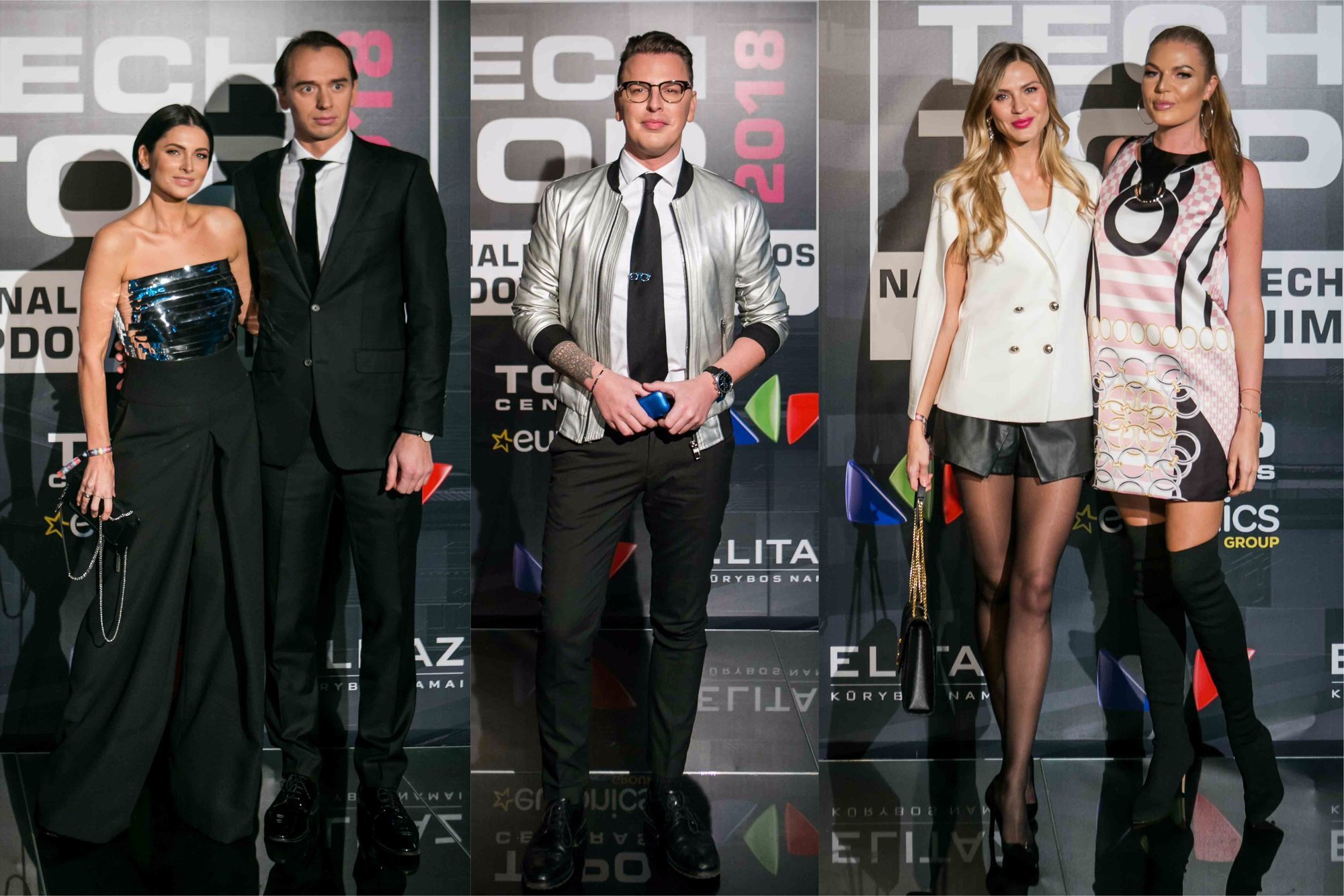 Išsipusčiusios garsenybės rinkosi į „Tech Top 2018” apdovanojimus ...