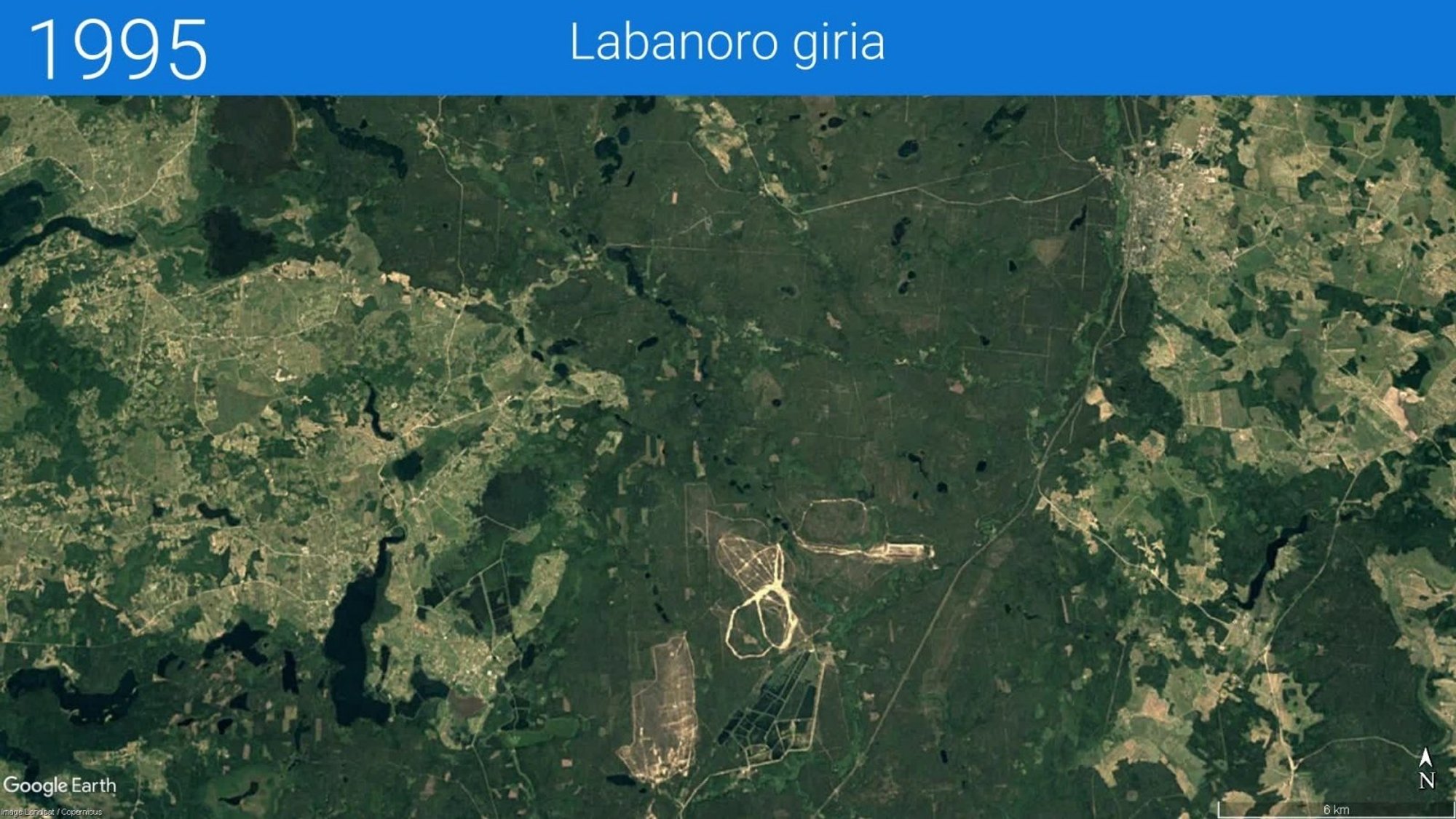 Įvertinkite patys, kaip Labanoro giria keitėsi nuo 1984 m. iki šių ...