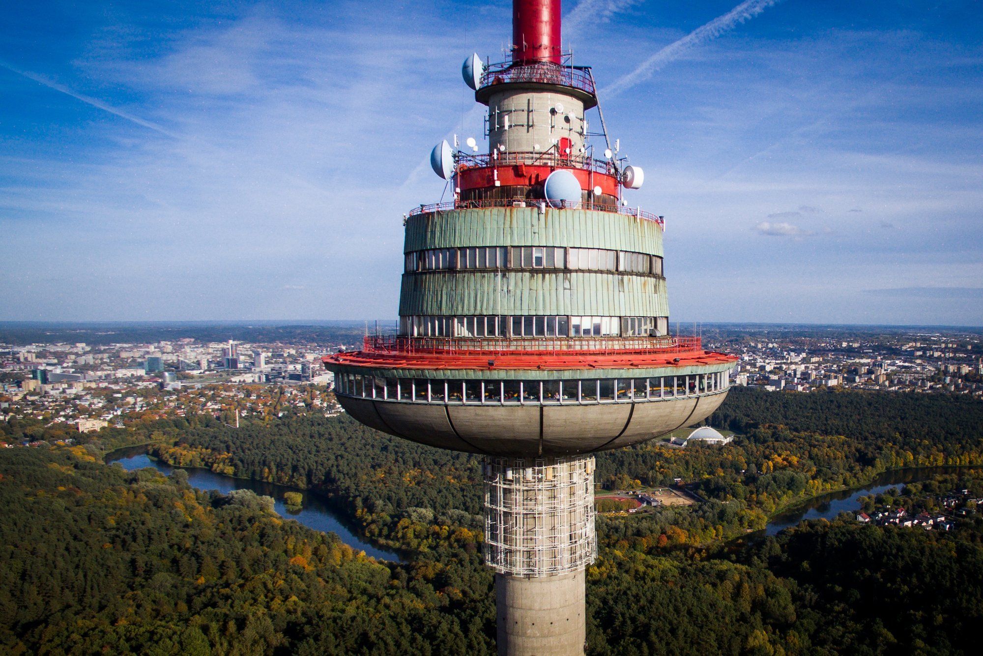 Prasidės Televizijos bokšto rekonstrukcija: aukščiausia Lietuvoje lauko ...