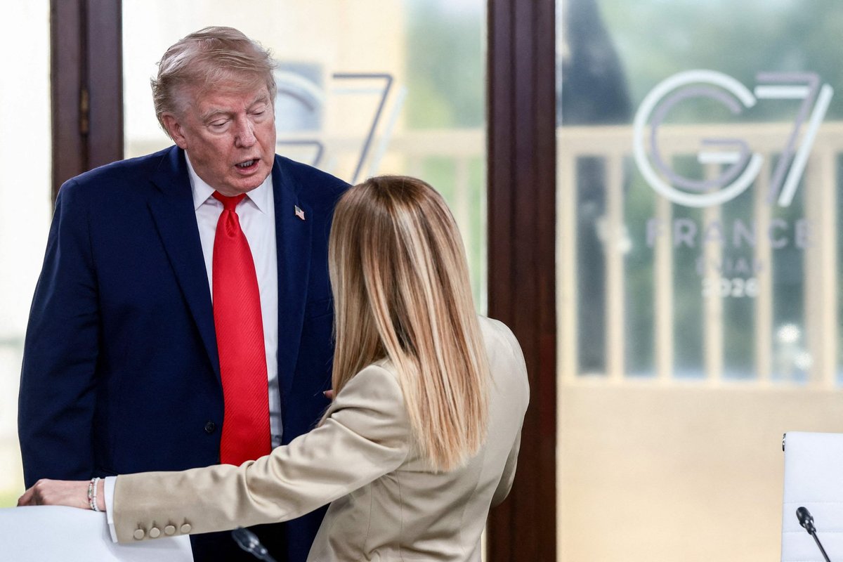 Trumpas įsiutino Meloni - Delfi