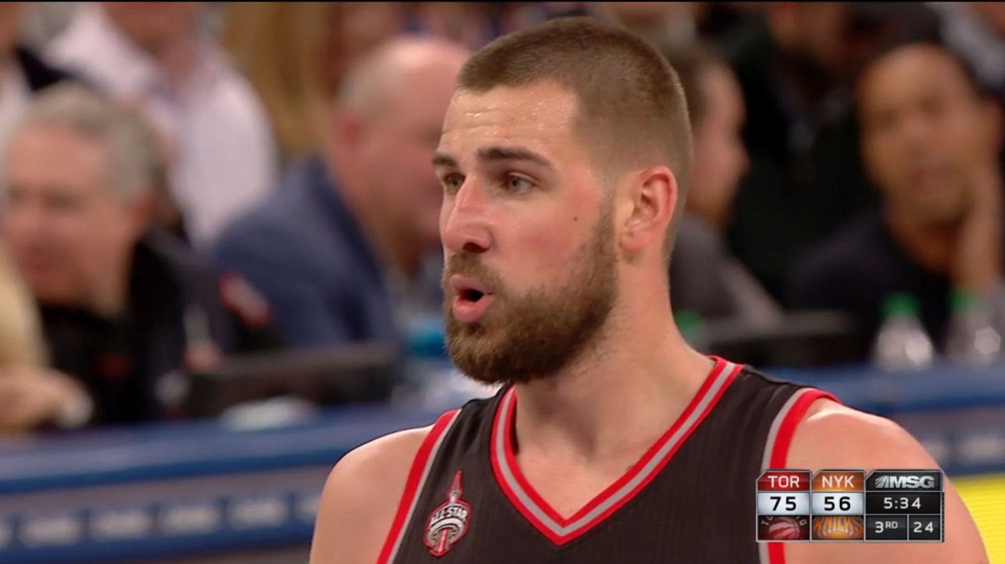 Valančiūnas and Latvia's Porzingis face off as Raptors sweep Knicks ...